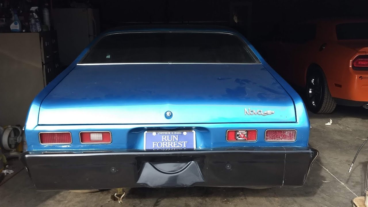 69-72 Nova Bumper on 73 Nova - YouTube