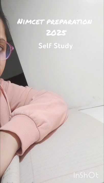 Nimcet 2025 ️(self study) #nimcet #cuet #exam #collegeentranceexam #motivation #mcaentrance # ...
