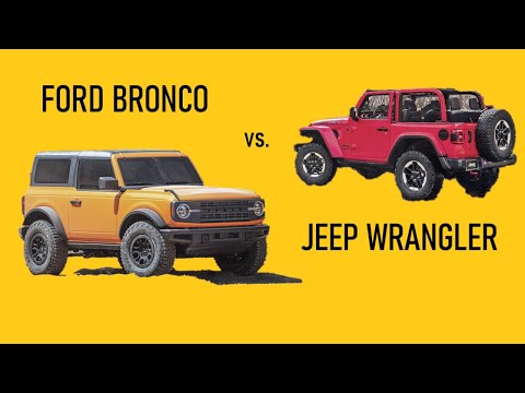 Ford Bronco vs Jeep Wrangler Comparison | Base Model, Raptor, Rubicon ...