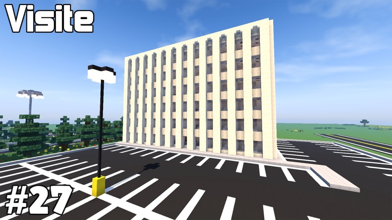 Minecraft | Bâtiment À Bureaux ! - YouTube