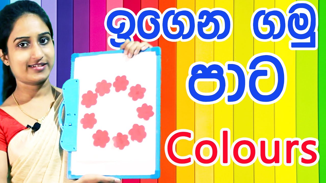 Let's Learn The Colors | සිංහලෙන් පාට වර්ග හඳුනා ගනිමු | PUNCHI PANCHO ...
