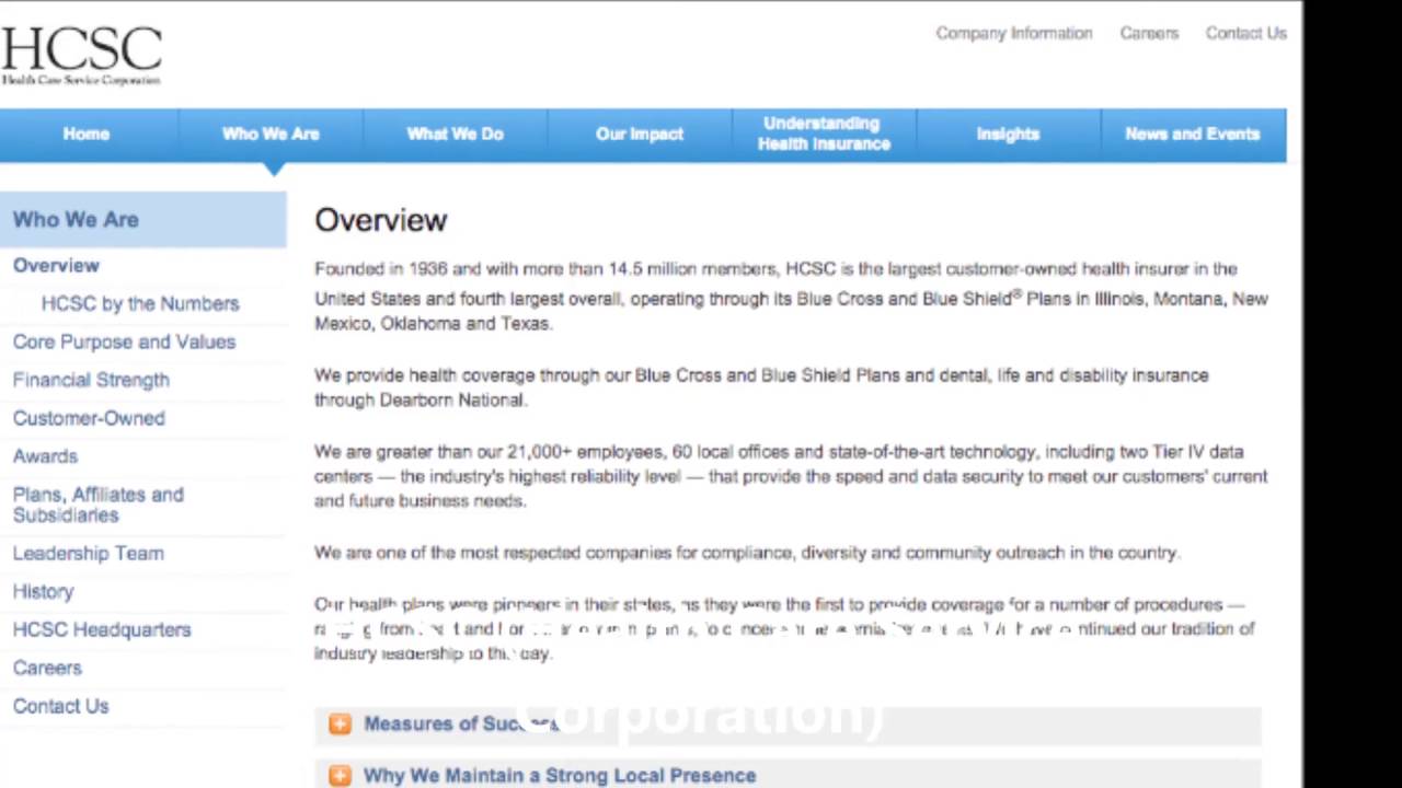 HCSC Health Care Service Corporation - YouTube