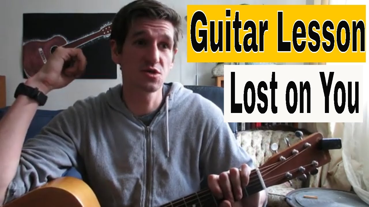 How to play 'Lost on You' Lewis Capaldi on Guitar (beginner lesson ...