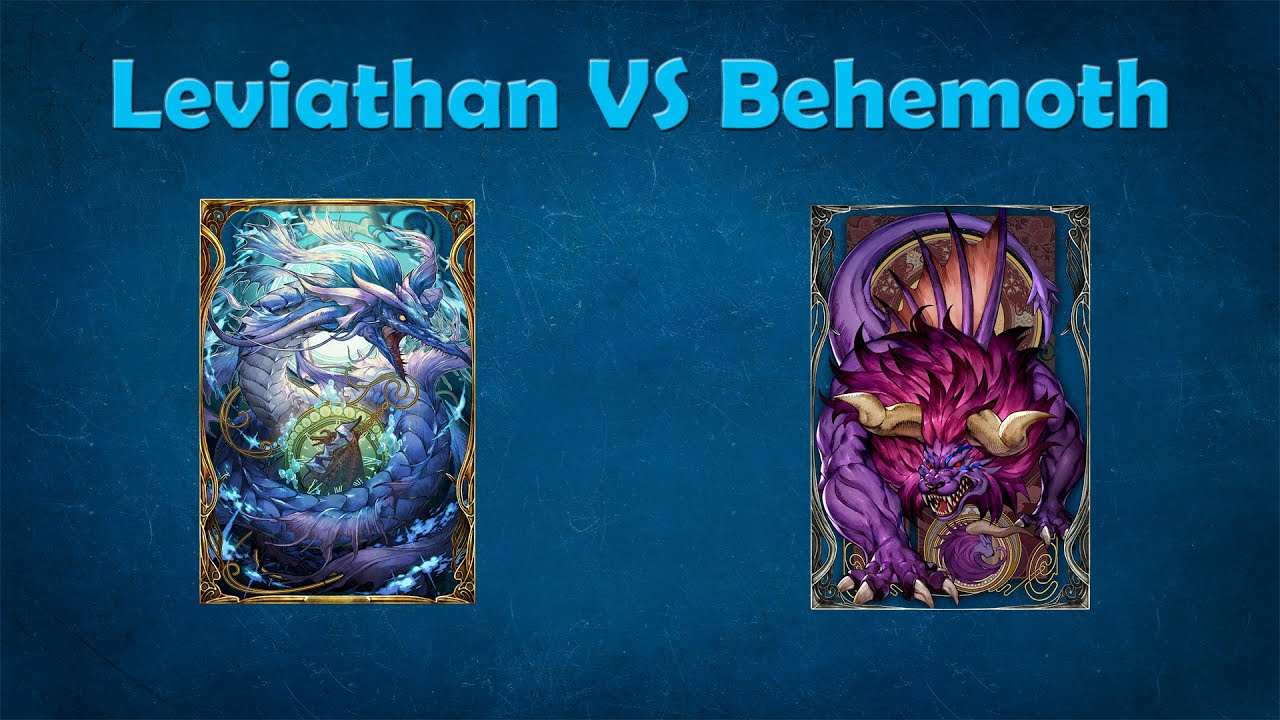 Behemoth Vs Leviathan