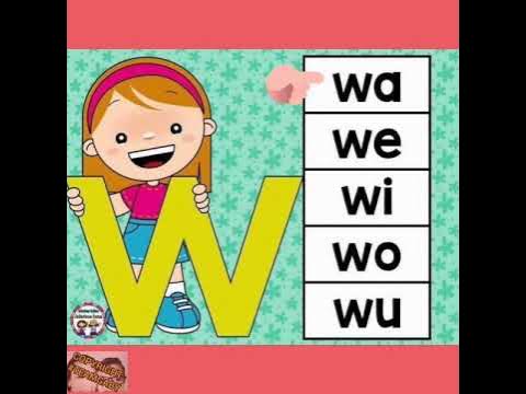 Sílabas wa, we, wi, wo, wu - YouTube