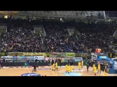 ΑΕΚ Ολυμπιακος μπασκετ χέρια Ξηροκώστας - YouTube