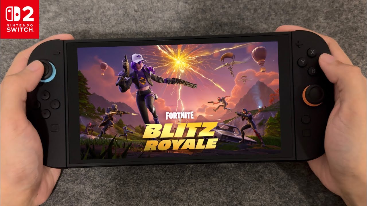 Fortnite Nintendo Switch 2 Gameplay (Blitz Royale) - YouTube