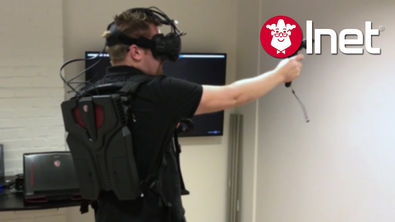 MSI VR1 Ryggsäcksdator - Full frihet utan sladdsnubbel - YouTube