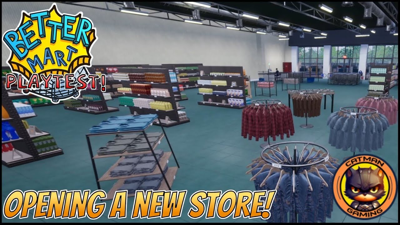 🔴This New Store Simulator Looks Great! | Better Mart Playtest | - YouTube