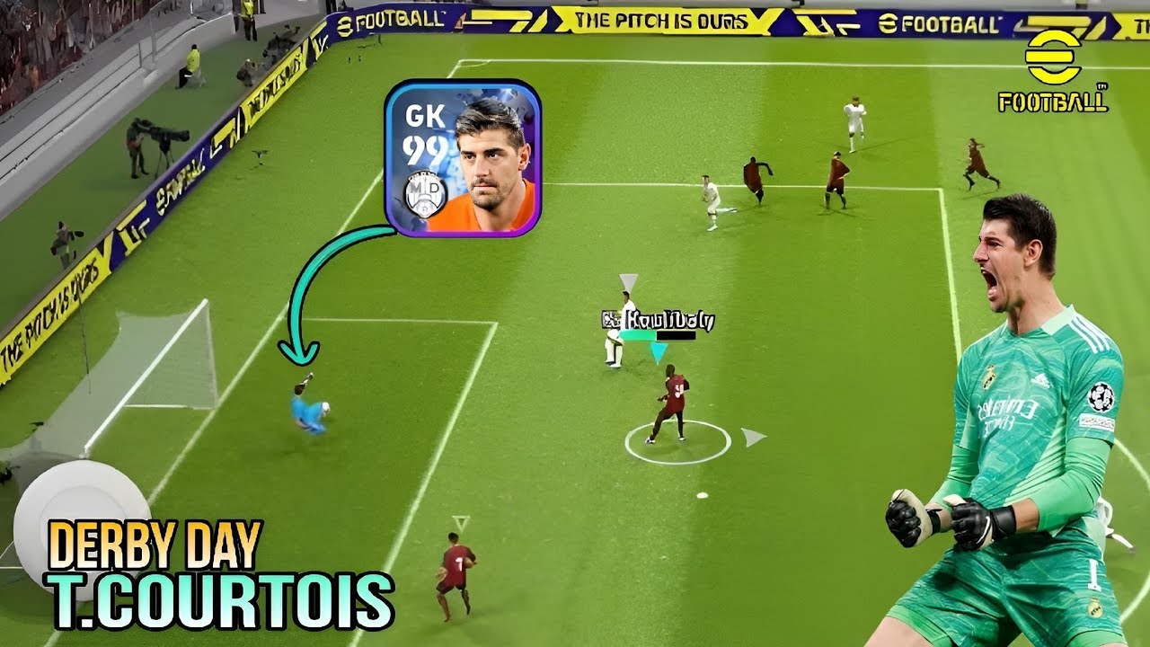 Review 99 Rate T.Courtois GK Parrying 90 Reflexes 85🥴 | Derby Day ...