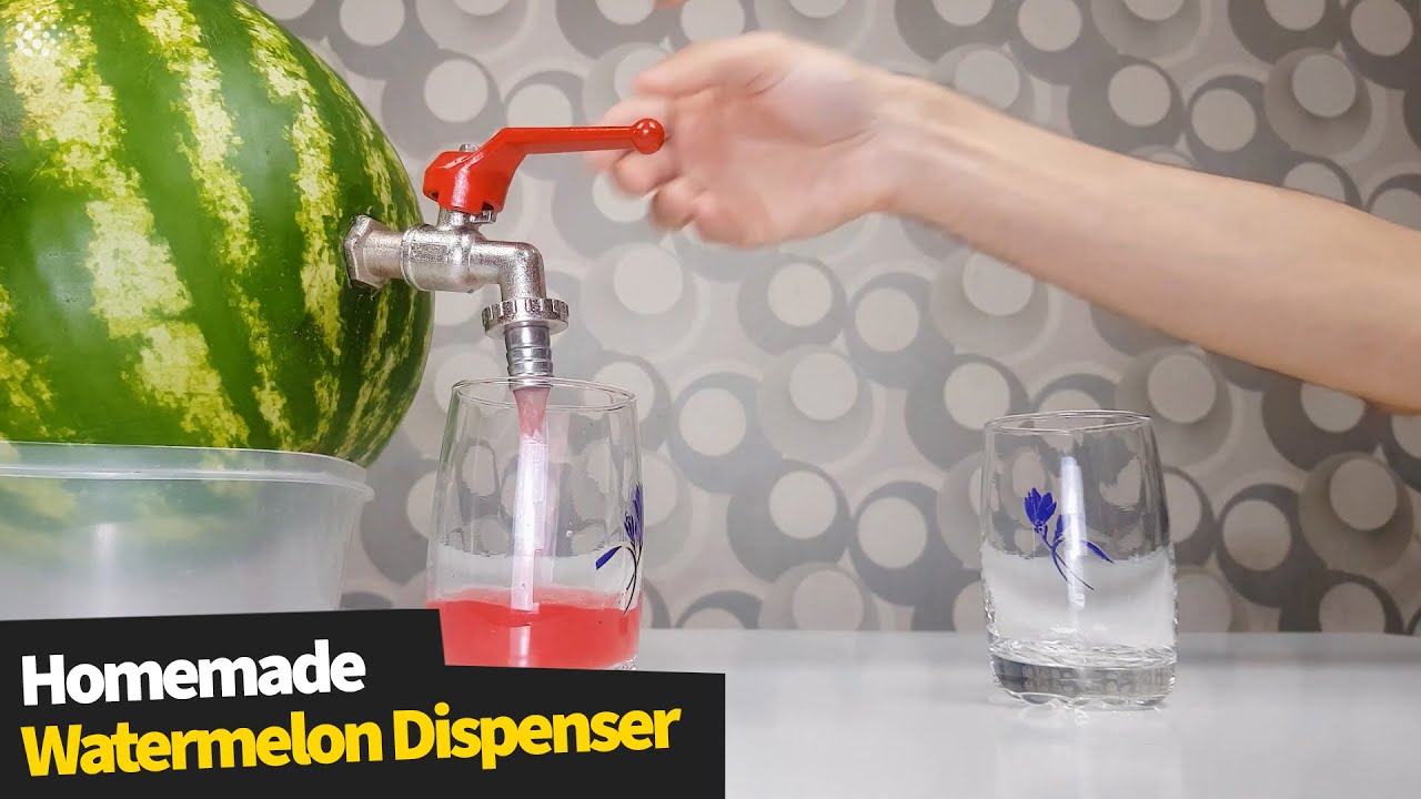 How to Make Watermelon Juice Dispenser | Crafts Ideas 2020 - YouTube