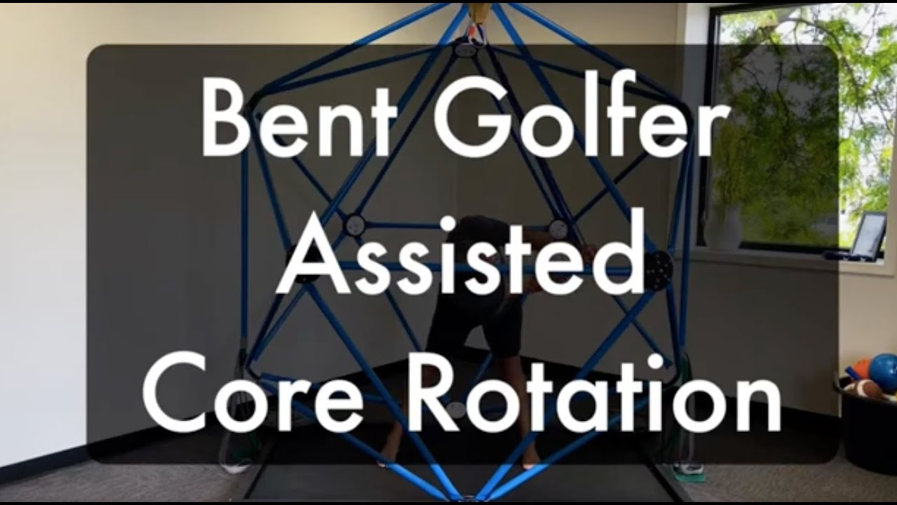 Bent Golfer Assisted Core Rotation - YouTube