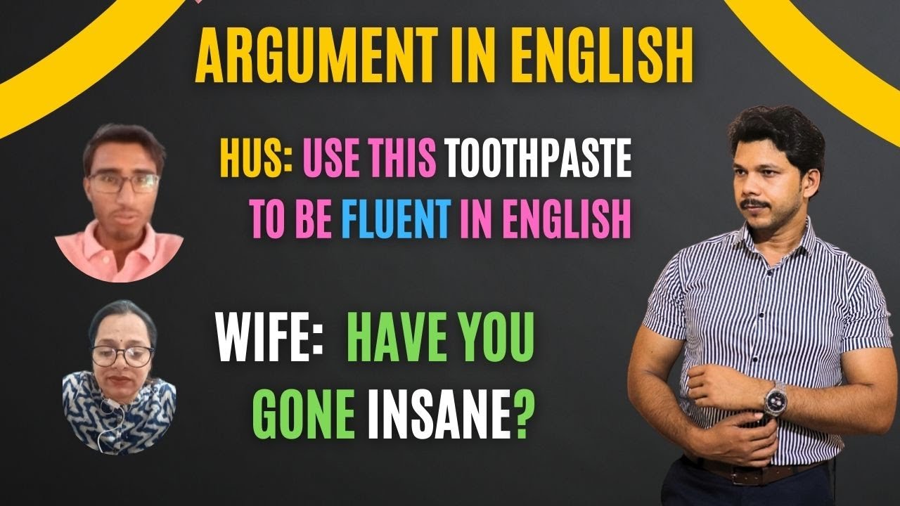 ARGUMENT IN ENGLISH OVER A TOOTHPASTE || #english #fluentenglish - YouTube