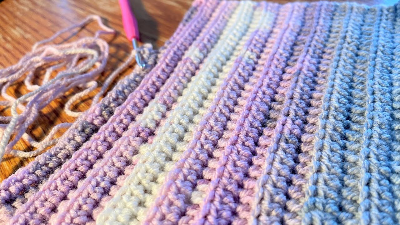 Easy crochet pattern tutorial #35 - YouTube