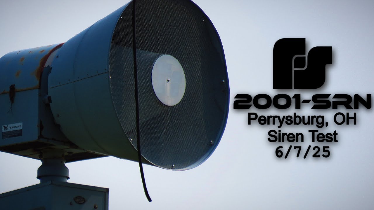 Roundback 2001-SRN:DC Siren Test - Alert - Perrysburg, OH - YouTube
