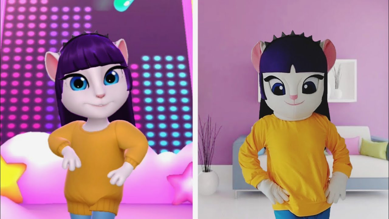 MY TALKING ANGELA 2 - REAL IN LIFE - I LOVE MUSIC - YouTube