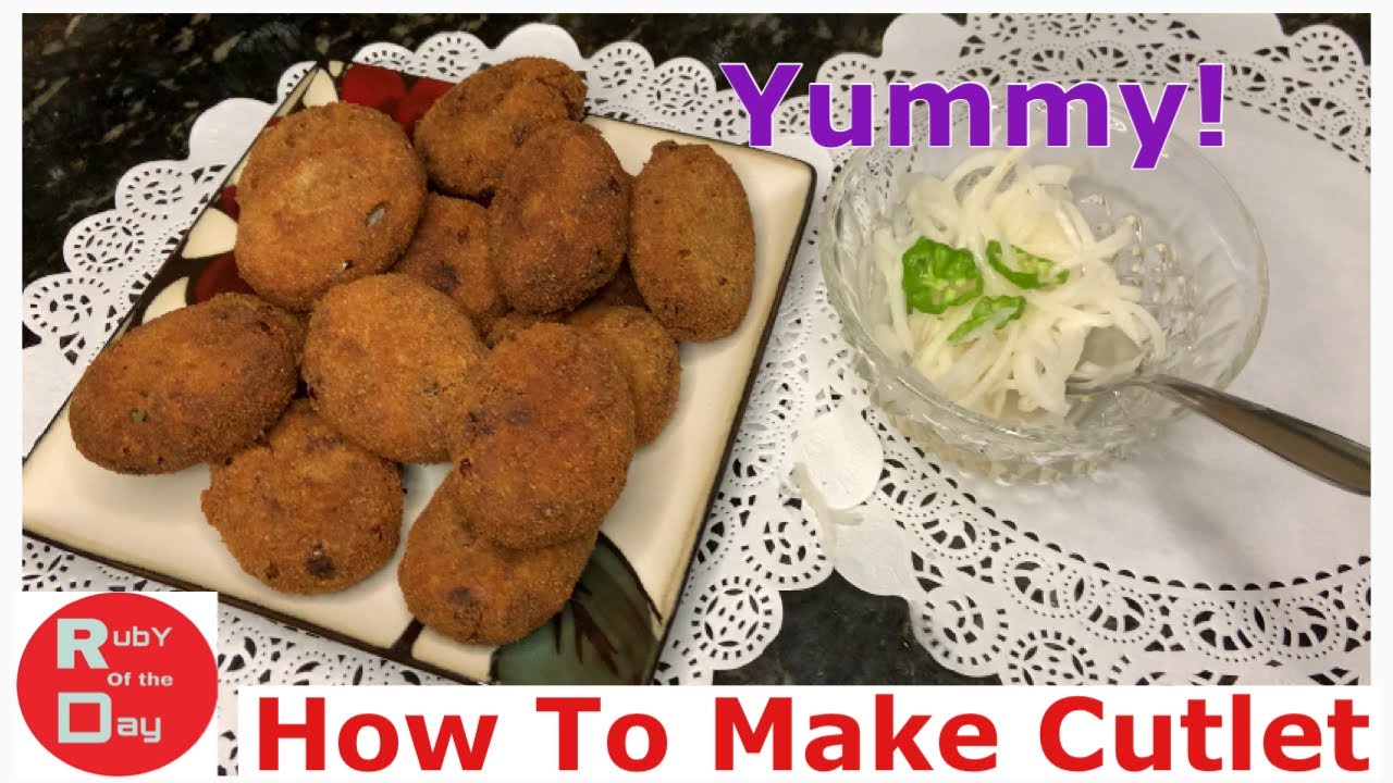 How To Make Kerala Beef Cutlet|Beef Cutlet - YouTube