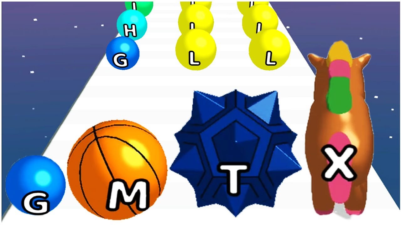 AZ Run 2048 ABC Runner - Gameplay Walkthrough -Max Levels (Lvl 41-50 ...