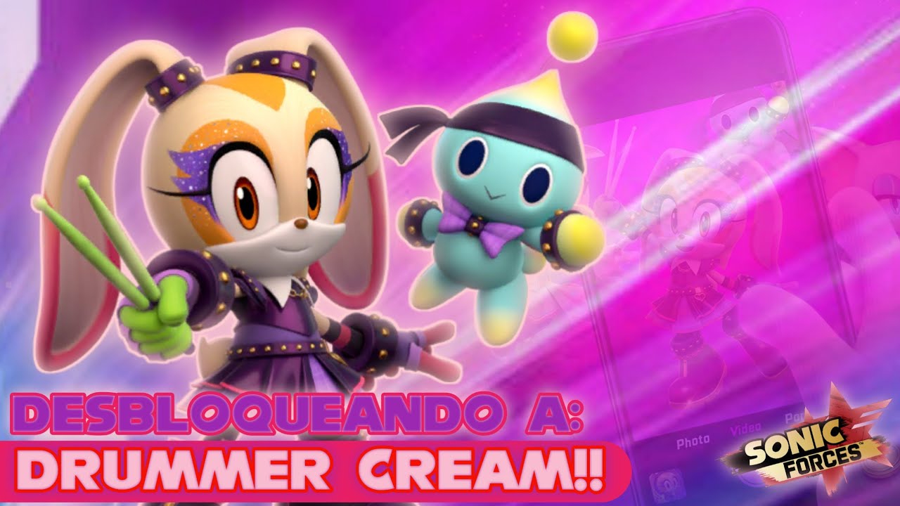 Desbloqueando a Drummer Cream no Sonic Forces Speed Battle!!! - YouTube
