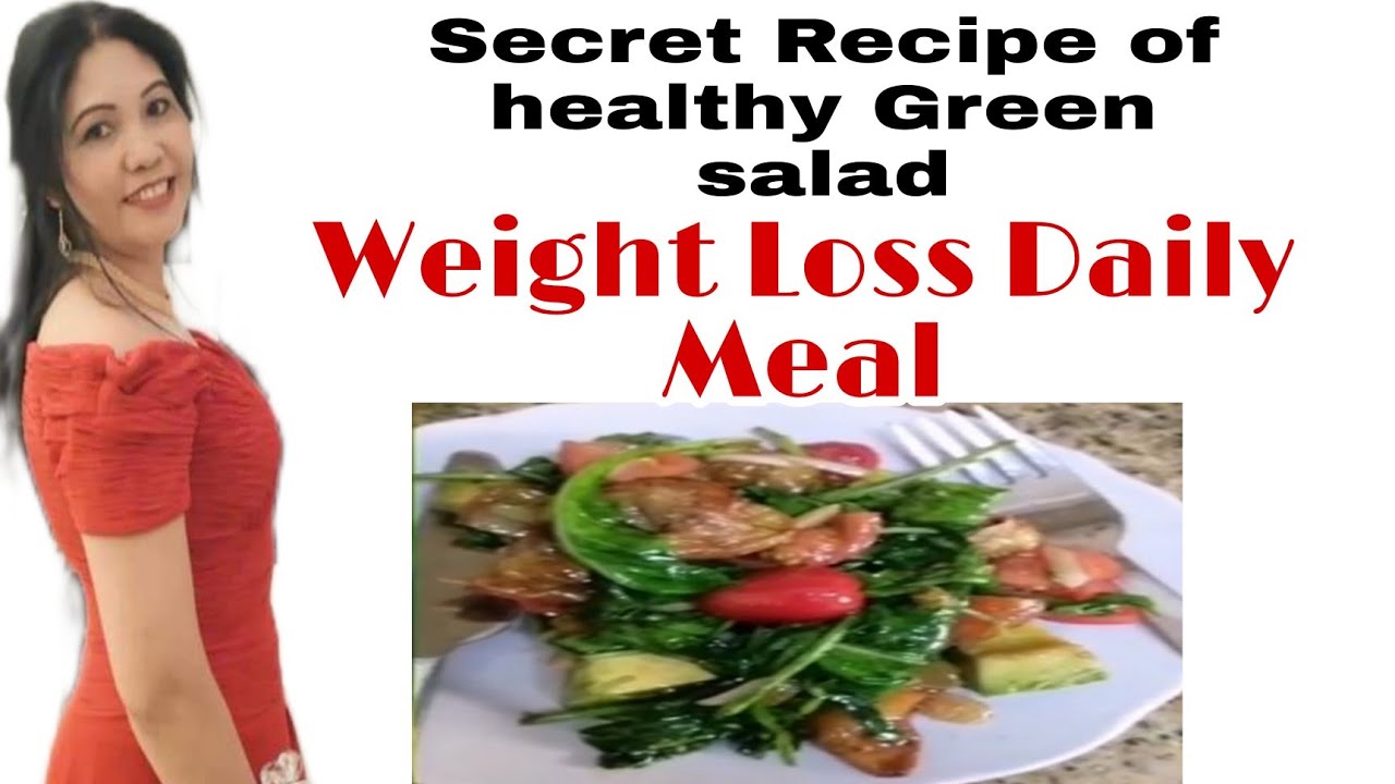 SECRET RECIPE OF HEALTHY GREEN SALAD - YouTube