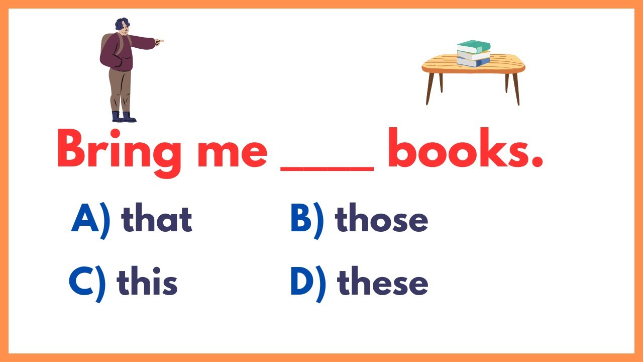 Demonstrative Pronouns Test and Explanation - YouTube