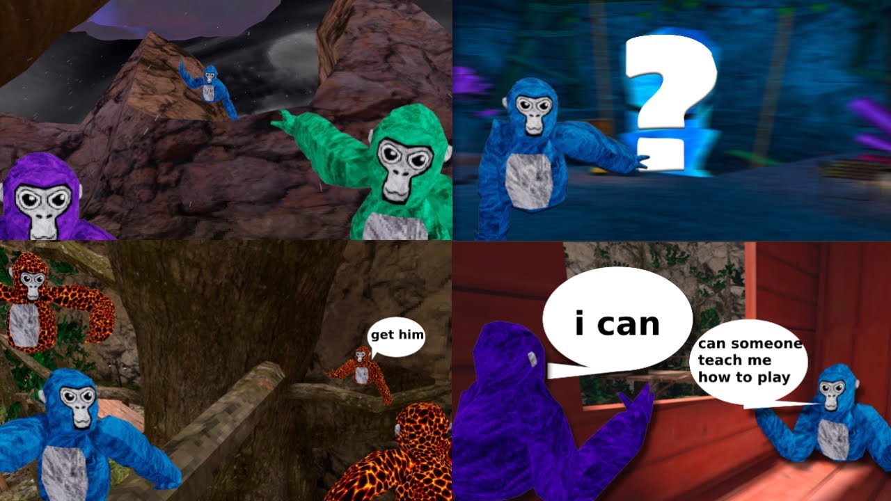 All of BonnieVr but only cut scream|gorilla tag - YouTube
