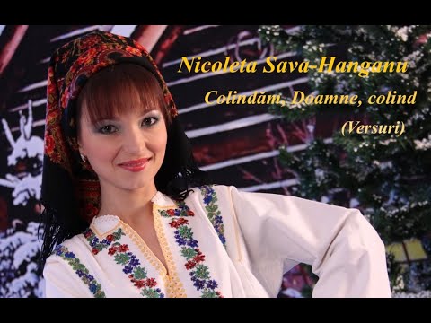Nicoleta Sava - Colindam Doamne colind cu Versuri - NEW 2023!! Cel mai ...