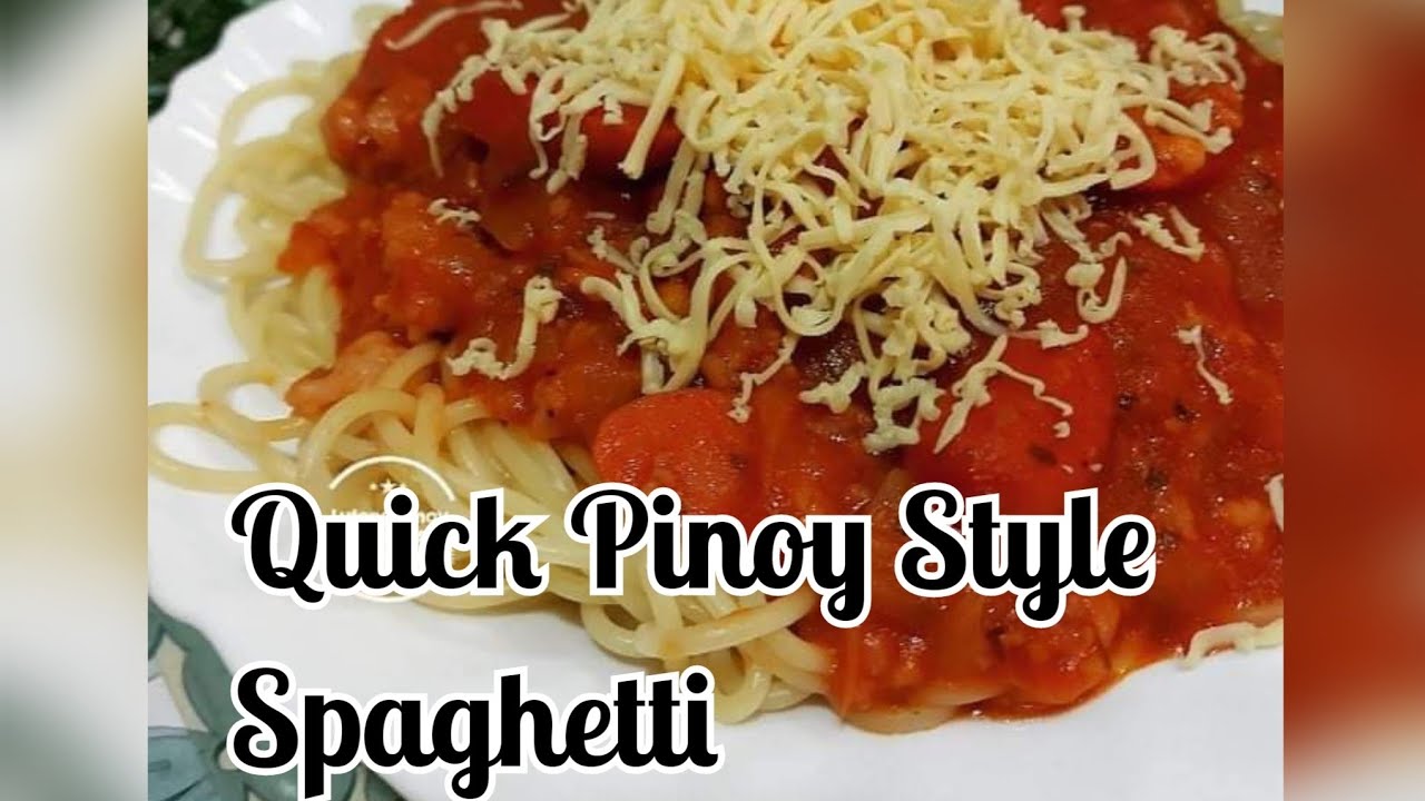 Secret of Quick Pinoy Style Spaghetti | #pinoyfood #easyrecipe #pasta ...