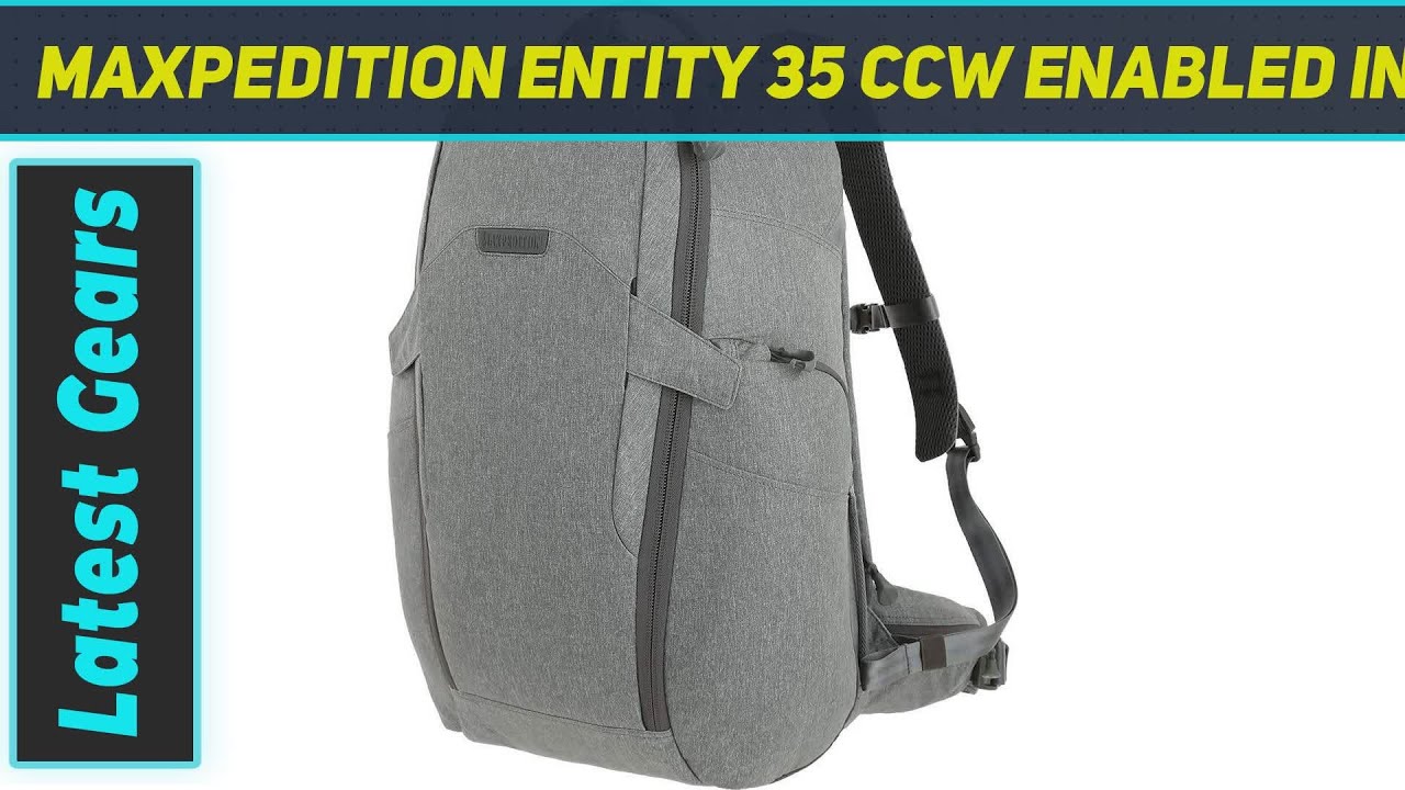 Maxpedition Entity 35 CCW Enabled Internal Frame AZ Review - YouTube