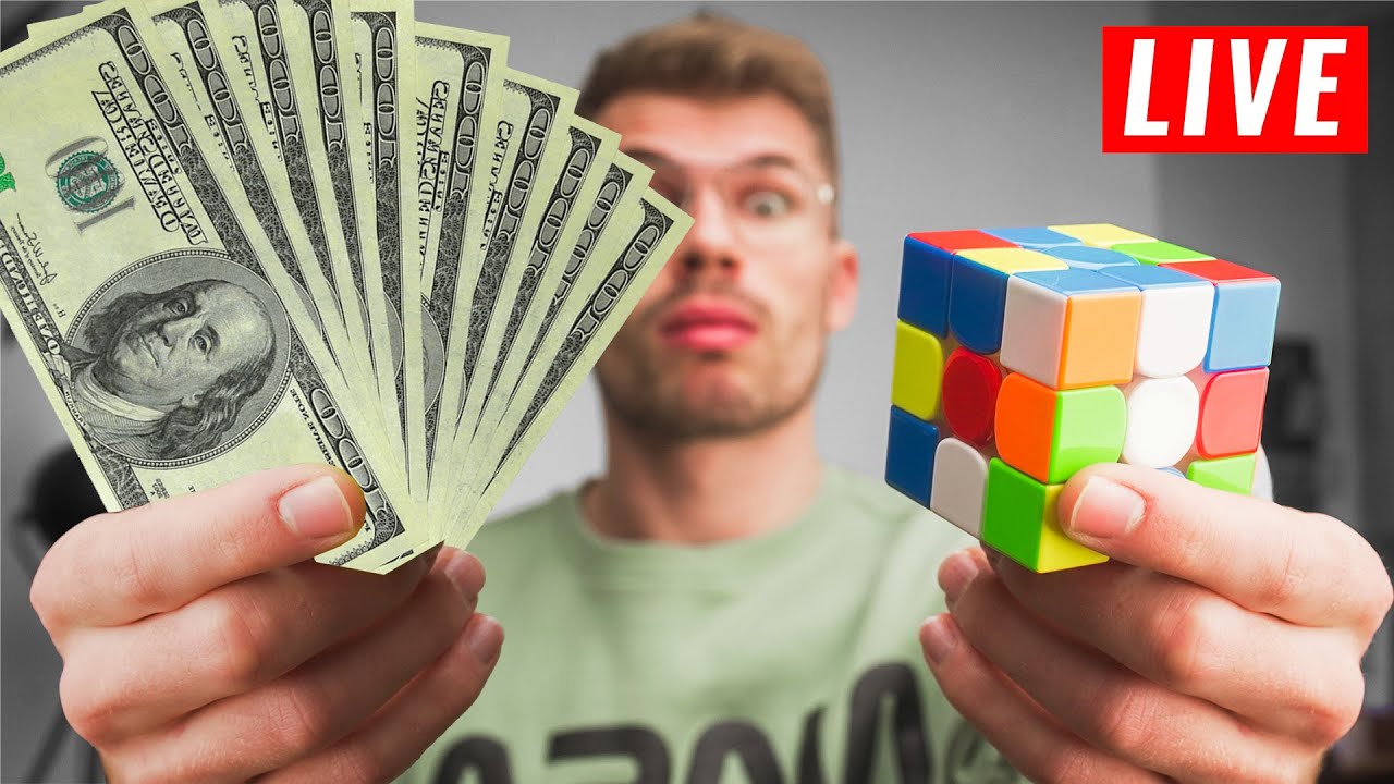 Giving Away $1500 Of Cubes LIVE! - YouTube