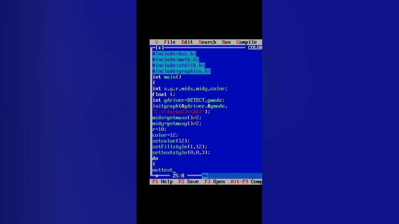 Heart Using Graphics In C 💖💙💚 Shortvideo Shorts Coding Computerscience Cppprogramming Youtube
