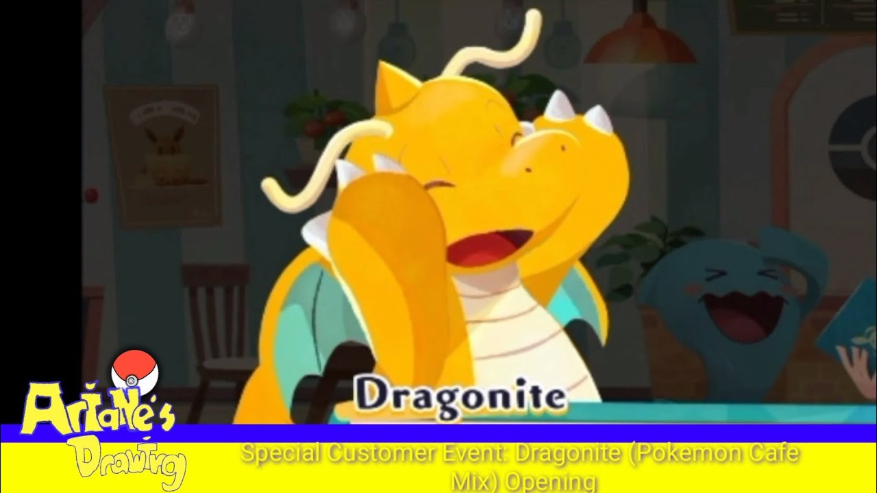 Dragonite Special Costumer Event in Pokemon Cafe Mix/ReMix (Opening ...
