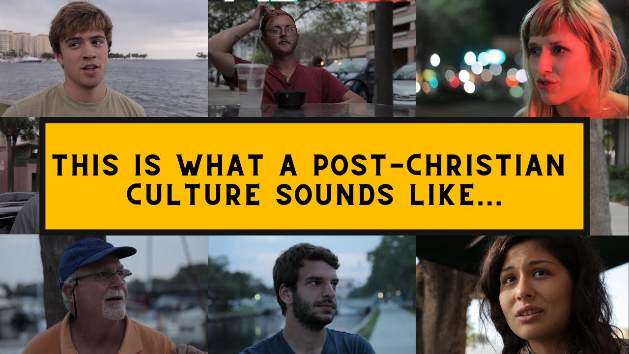 This is what a Post-Christian culture sounds like... - YouTube
