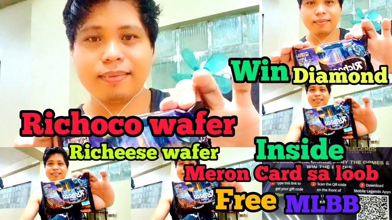 RICHEESE WAFER AND RICHOCO WAFER FREE MLBB CARD INSIDE - YouTube