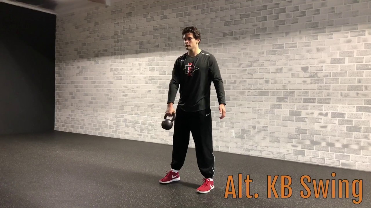 How-To: Alternating KB Swing - YouTube