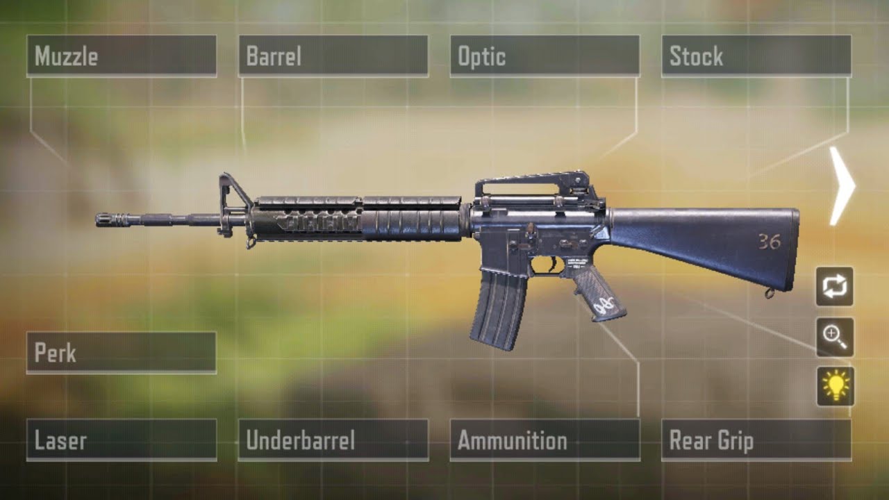 Cod Mobile : All M16 gunsmith attachments ! (MAX level) - YouTube