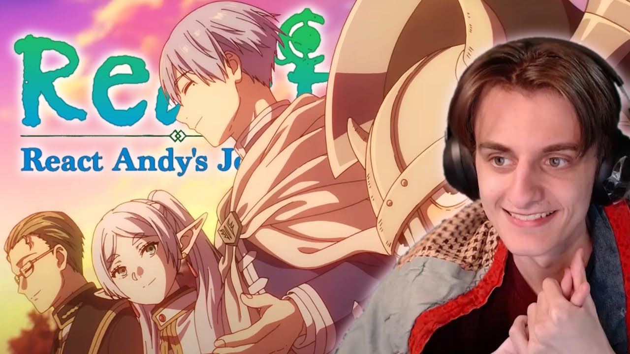 React Andy: Frieren YOASOBI「勇者」BRAVE - YouTube