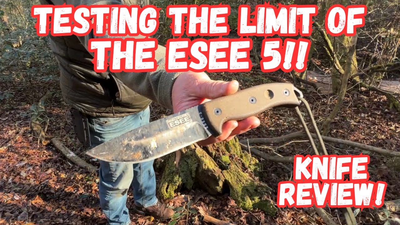 Testing the Limits of the Esee 5 Knife! - YouTube