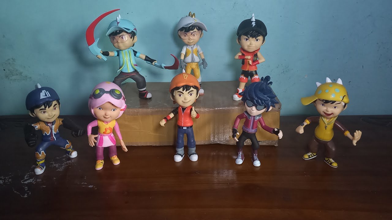 UNBOXING Mainan BoBoiBoy Galaxy Action Figure terbaru ...!! boboiboy ...