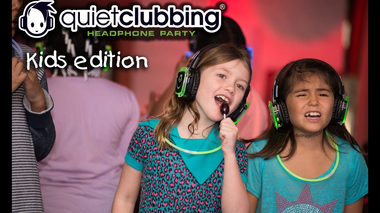 Kids Edition Quiet Clubbing / Silent Disco - YouTube