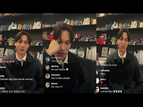 EXO KAI INSTAGRAM LIVE (FULL VIDEO)