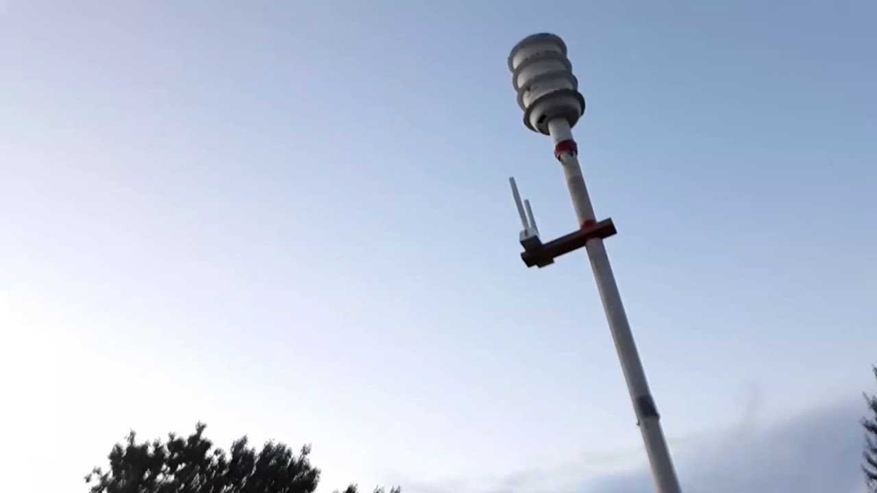 Monroe County MI, FS modulator 6024 curfew siren test 9/8/19 - YouTube