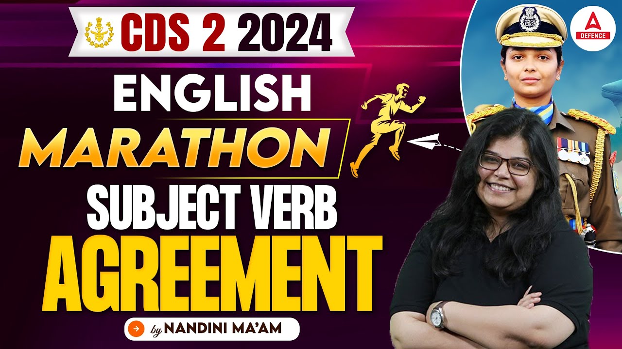 CDS 2 2024 Preparation | Subject Verb Agreement | CDS 2 English ...