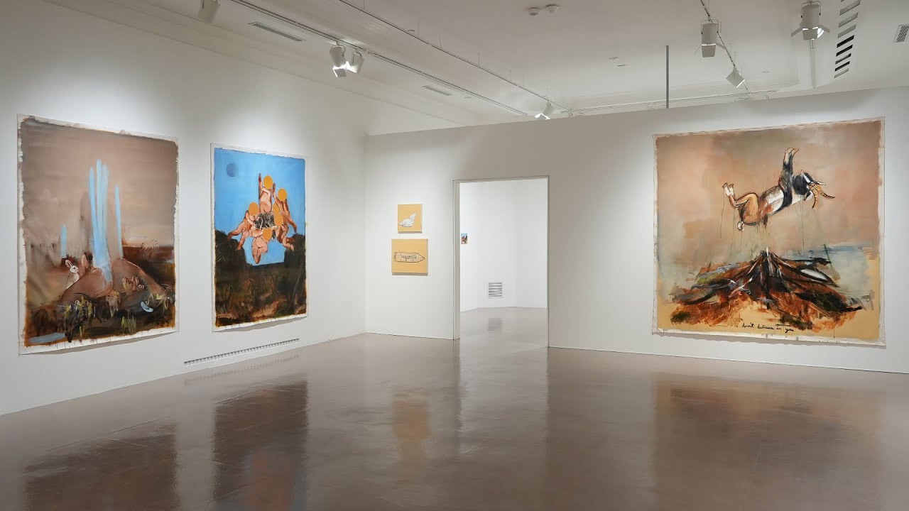 Angie Quick: the moonlight made me do it Exhibition Walkthrough - YouTube