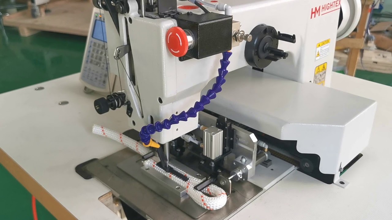 CNC Industrial Bar Tacking machine for sewing climbing rope sale to USA ...