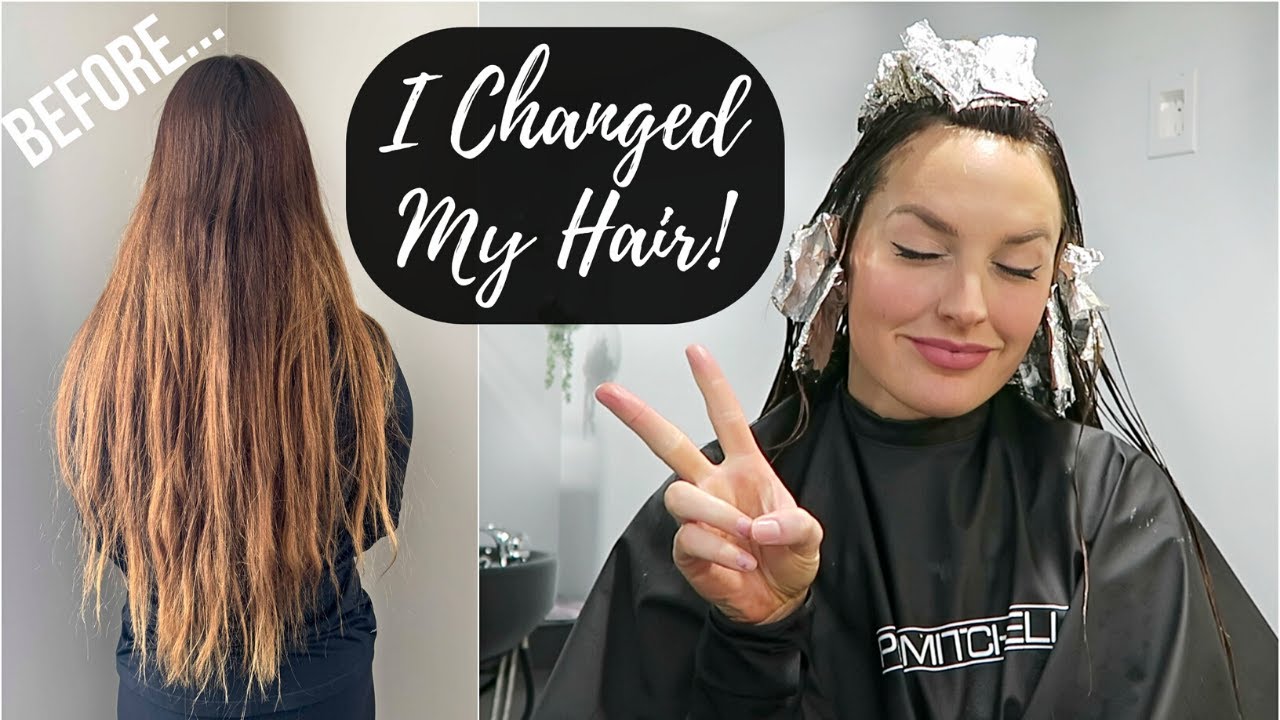 Coloring My Hair For The First Time In 3 YEARS! - YouTube