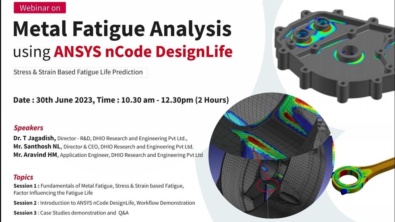 Webinar on Metal Fatigue Analysis using ANSYS Fatigue Tool and ANSYS nCode Design Life - YouTube