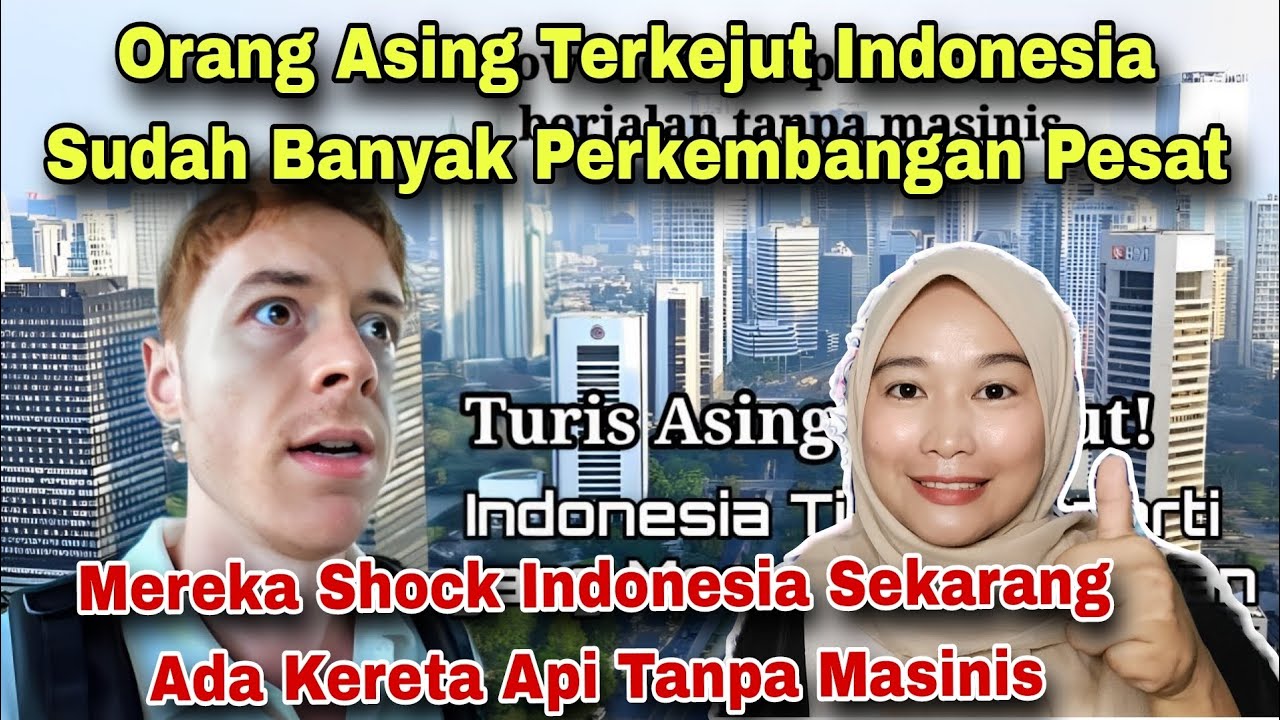 ORANG ASING SANGAT TERKEJUT, INDONESIA SUDAH MEMILIKI KERETA API TANPA MASINIS‼️MALAYSIAN REACT ...