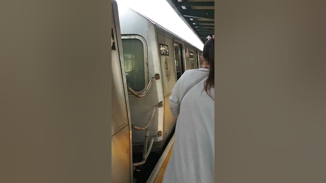 Metropolitan Avenue Manhattan Bound R160A M train action at Central Avenue - YouTube