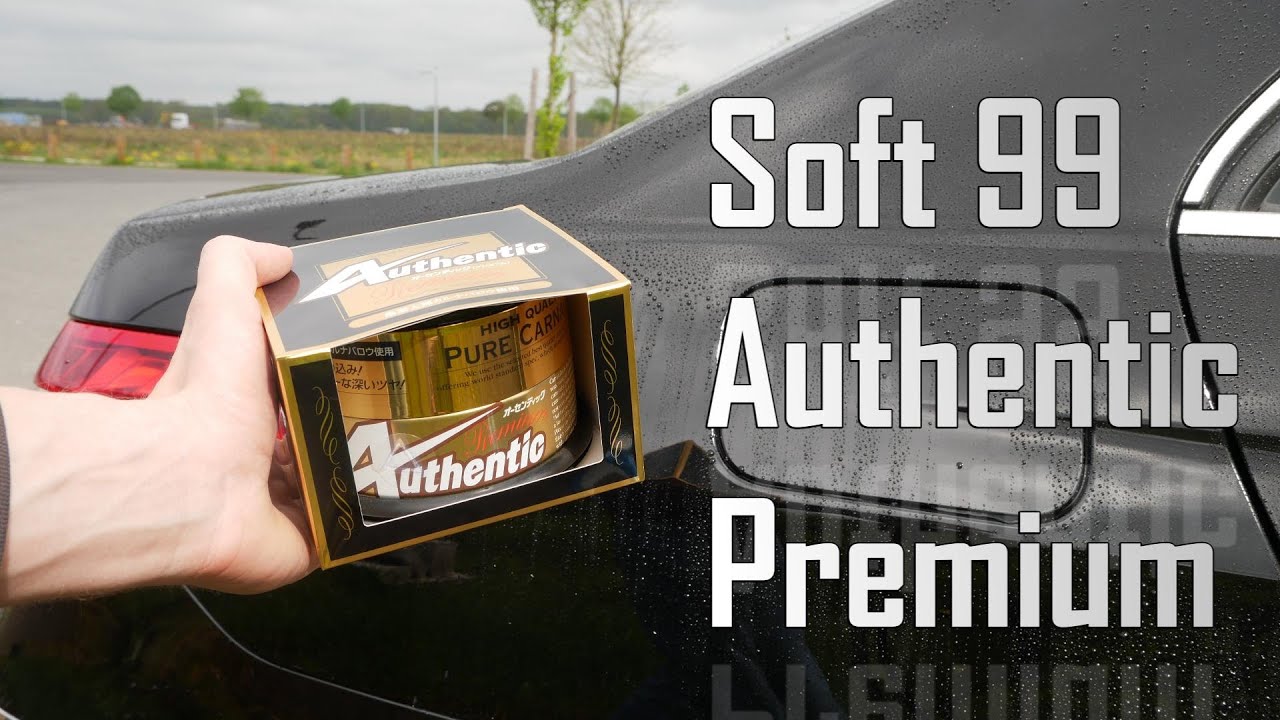 Soft 99 Authentic Premium Wax - Carnauba Wachs für maximalen Glanz im ...